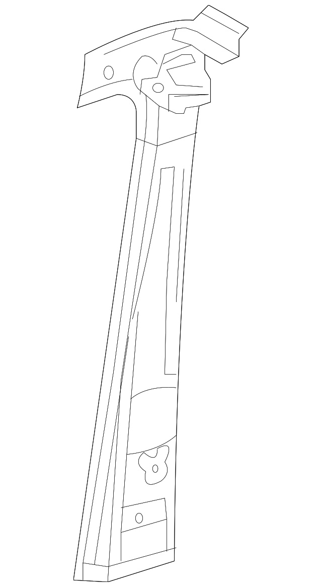 9106302801 - Inner Lock Pillar 2019-2021 Mercedes-Benz | Mercedes-Benz ...