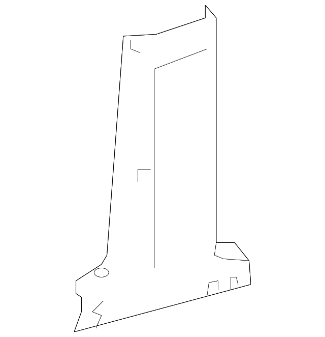 9106102200 - Inner Pillar 2019-2021 Mercedes-Benz | Mercedes-Benz USA Parts