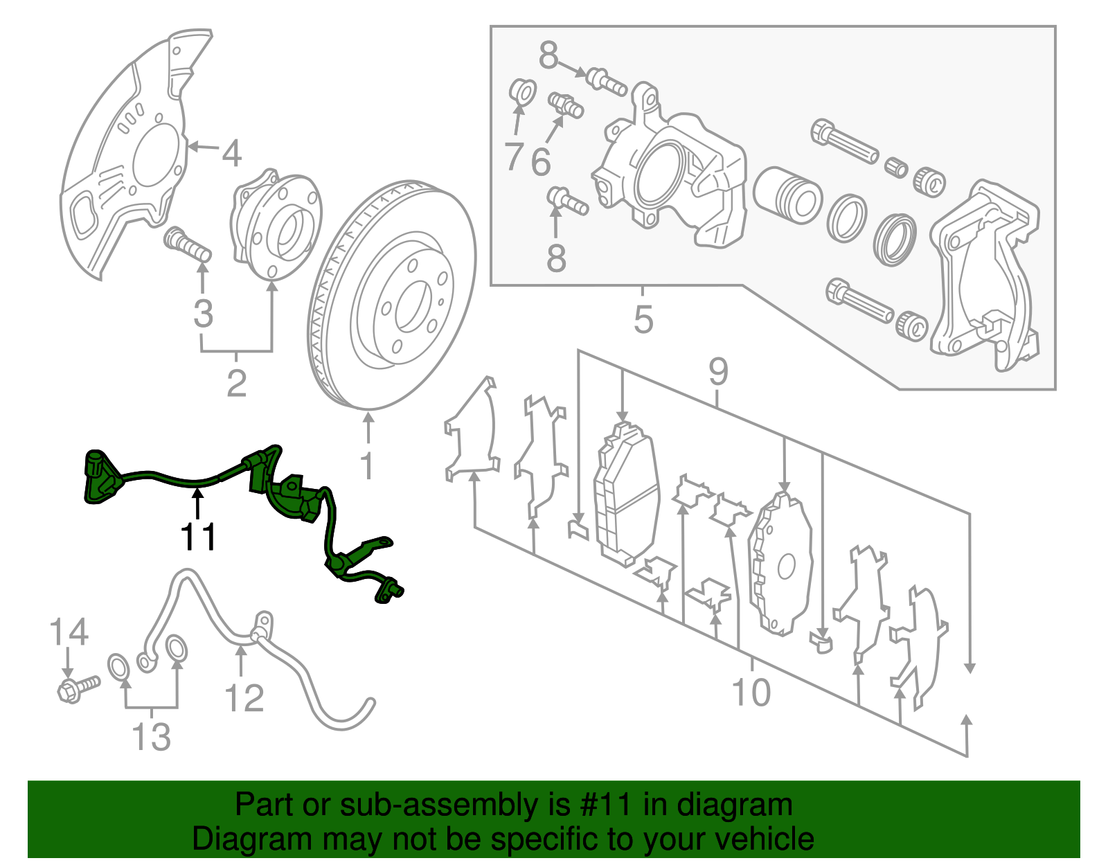 2016-2023 Mazda MX-5 Miata Front Speed Sensor N243-43-70XB | OEM Parts ...