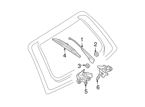 211-860-12-47 - Washer Nozzle 2007-2009 Mercedes-Benz | Mercedes-Benz ...