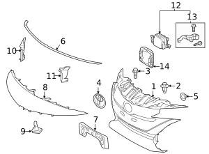 5211147900 - Filler Panel 2017-2022 Toyota Prius Prime ...