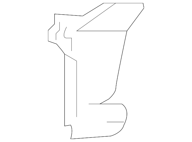 2017-2022 Toyota Prius Prime Filler Panel Pad 52423-47010 | Toyota ...