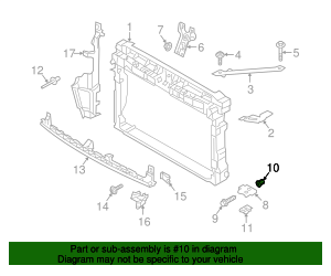 2015-2024 Volkswagen Repair Bracket Nut WHT-002-535 | OEM Parts Online