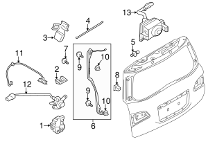 2021 Nissan Armada Release Switch 25380-6JF0A | Nissan Parts Store