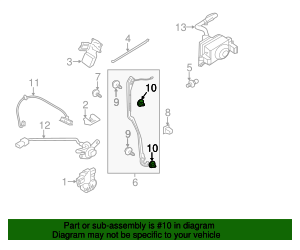 2016-2020 Nissan Pinch Sensor Retainer 90807-1JA0B | QuirkParts