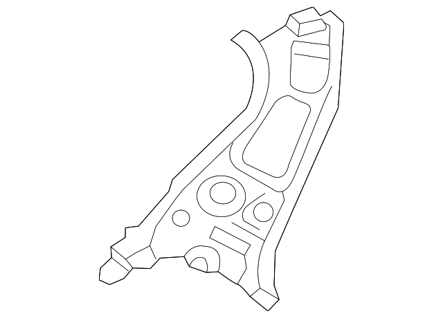 2019-2025 Toyota Corolla Fender Bracket 53831-12360 | Toyota Parts Center