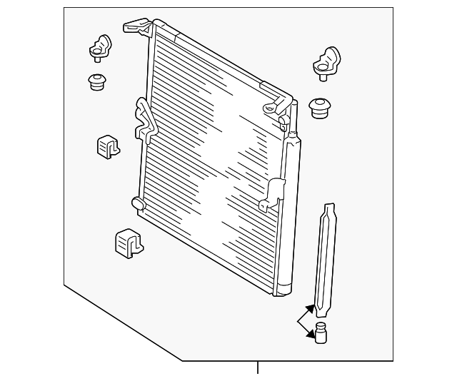2010-2020 Toyota 4Runner Condenser Assembly 88460-60430 | Toyota Parts ...
