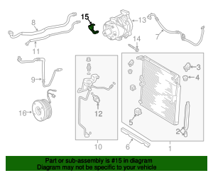 88688-6B260 - Compressor Assembly Bracket - 2010-2023 Toyota 4Runner ...