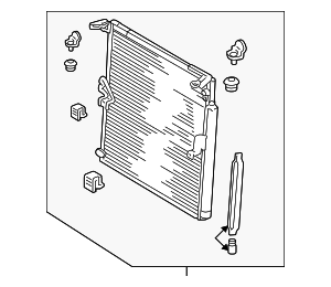 88460-60430 - Condenser Assembly - 2010-2020 Toyota 4Runner | OEM ...
