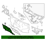 2012-2013 Land Rover Range Rover Evoque Insulator LR077451 ...