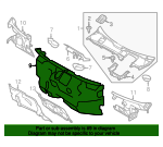 Genuine Insulator for 2012-2019 Land Rover Range Rover Evoque | Land ...