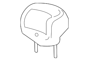 2016-2020 Cadillac CT6 Headrest 84176366 GM | GMPartsDirect.com