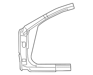 2009-2013 Mazda 6 Hinge Pillar - Passenger Side (RH) GSYL-70-221A ...