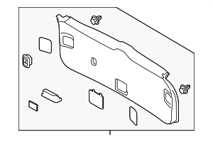 94320SJ010VH - Lower Gate Trim - 2019-2021 Subaru Forester | World OEM ...