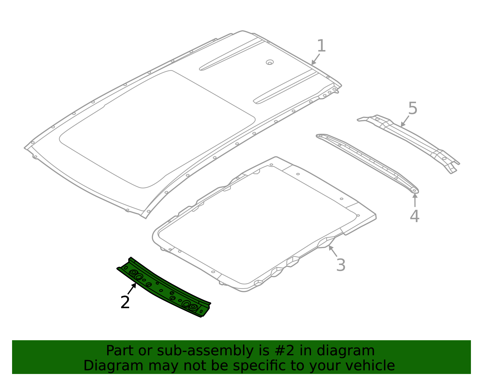 2021-2025 Nissan Rogue Windshield Header 73210-6RF0A | Sullivan ...