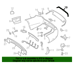207-885-25-21 - Lower Molding 2014-2017 Mercedes-Benz | Mercedes-Benz ...