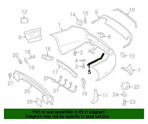 207-885-08-21 - Side Retainer 2010-2017 Mercedes-Benz | AutoNationParts.com