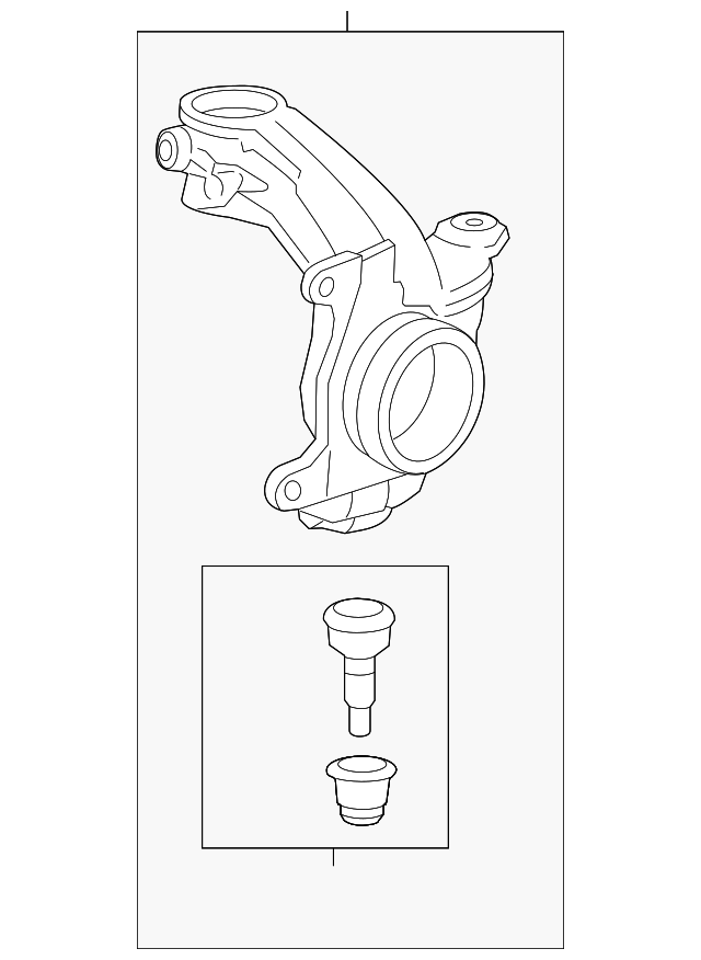 2013-2017 Honda Accord Knuckle 51215-T2A-K01 | Cheaper Honda Parts