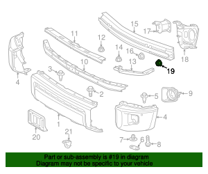 90178-A0086 - Side Extension Nut - 2004-2022 Toyota | OEM Genuine ...