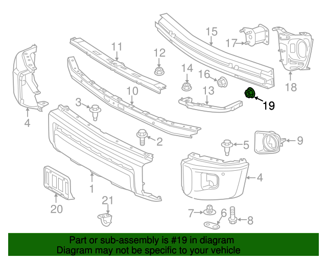 90178-A0086 - Side Extension Nut - 2004-2022 Toyota | OEM Genuine ...