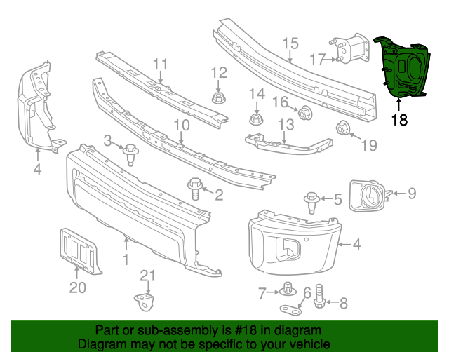 52141-0C030 - Side Extension - 2014-2021 Toyota Tundra | Sparks Parts