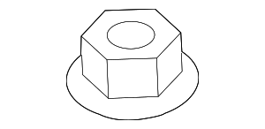 2014-2023 Toyota Upper Retainer Nut 90182-A0022 | Toyota Parts Center