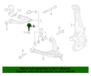 2021-2024 Ford Upper Ball Joint mb3z3050a | TascaParts.com