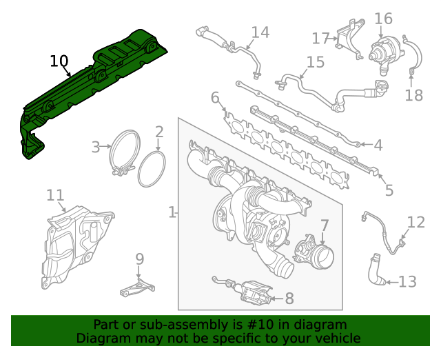 11798742169 - 2020-2023 BMW Upper Shield (11-79-8-742-169) | BMW of ...