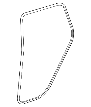 253-697-02-00-9G44 - Body Weather-Strip 2017-2022 Mercedes-Benz ...