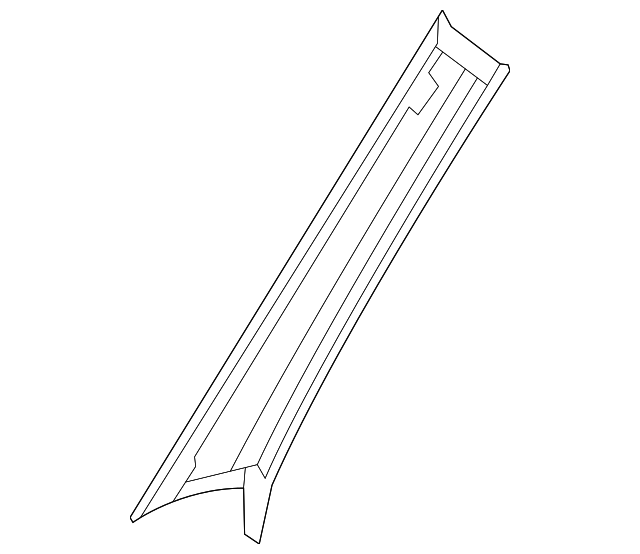 A Pillar Trim 253-690-28-00-1C67 | Mercedes-Benz Parts
