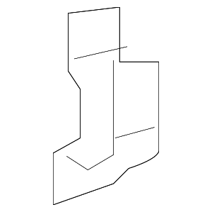 004-991-16-70 - Kick Panel Retainer 2015-2024 Mercedes-Benz | Mercedes ...