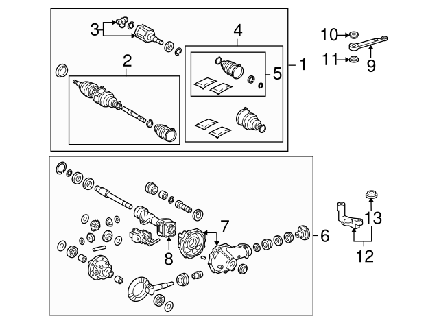 43430-04071 - CV Axle (Left, Right, Front) - 2005-2020 Toyota Tacoma ...