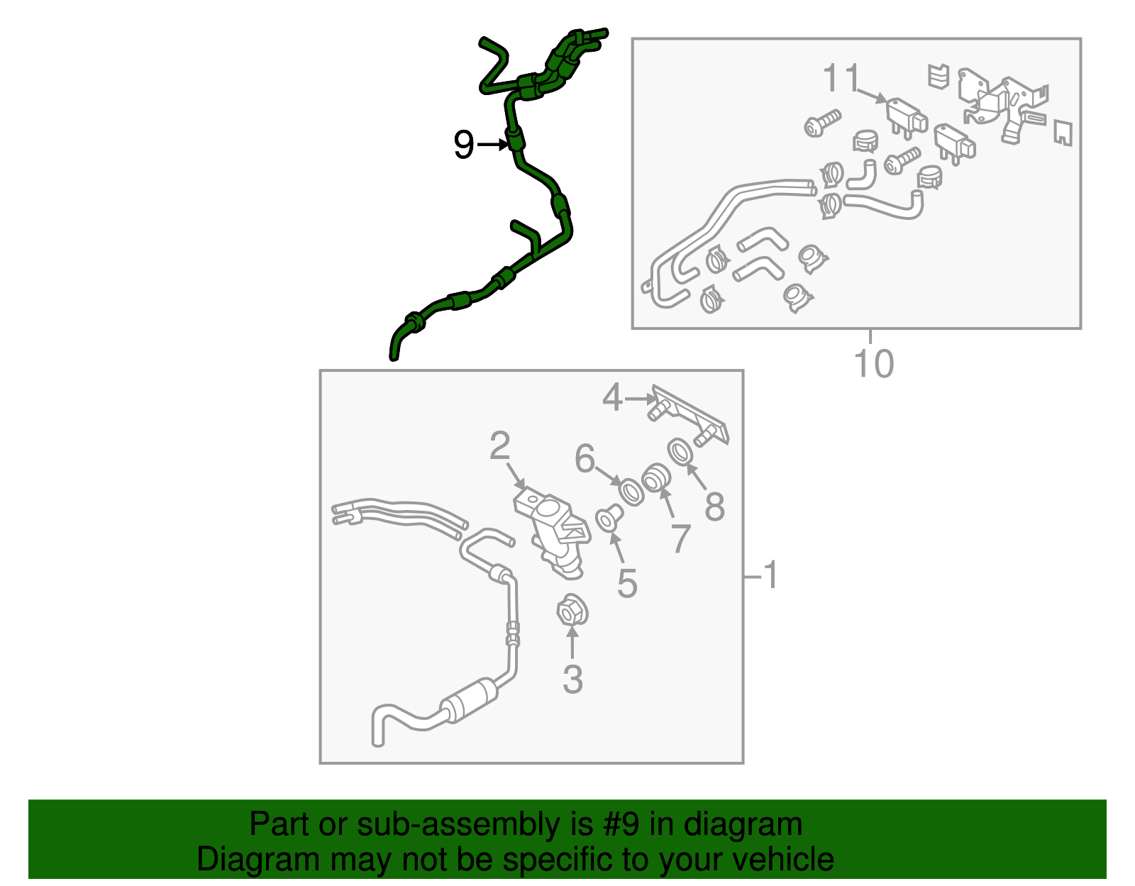 2015 Volkswagen Vacuum Hose 04L-131-051-C | VW Parts Center