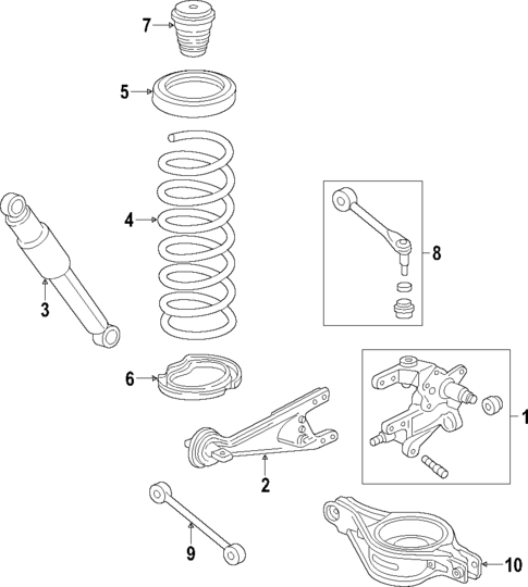 Rear Suspension for 2014 Honda Odyssey | Honda Parts Direct