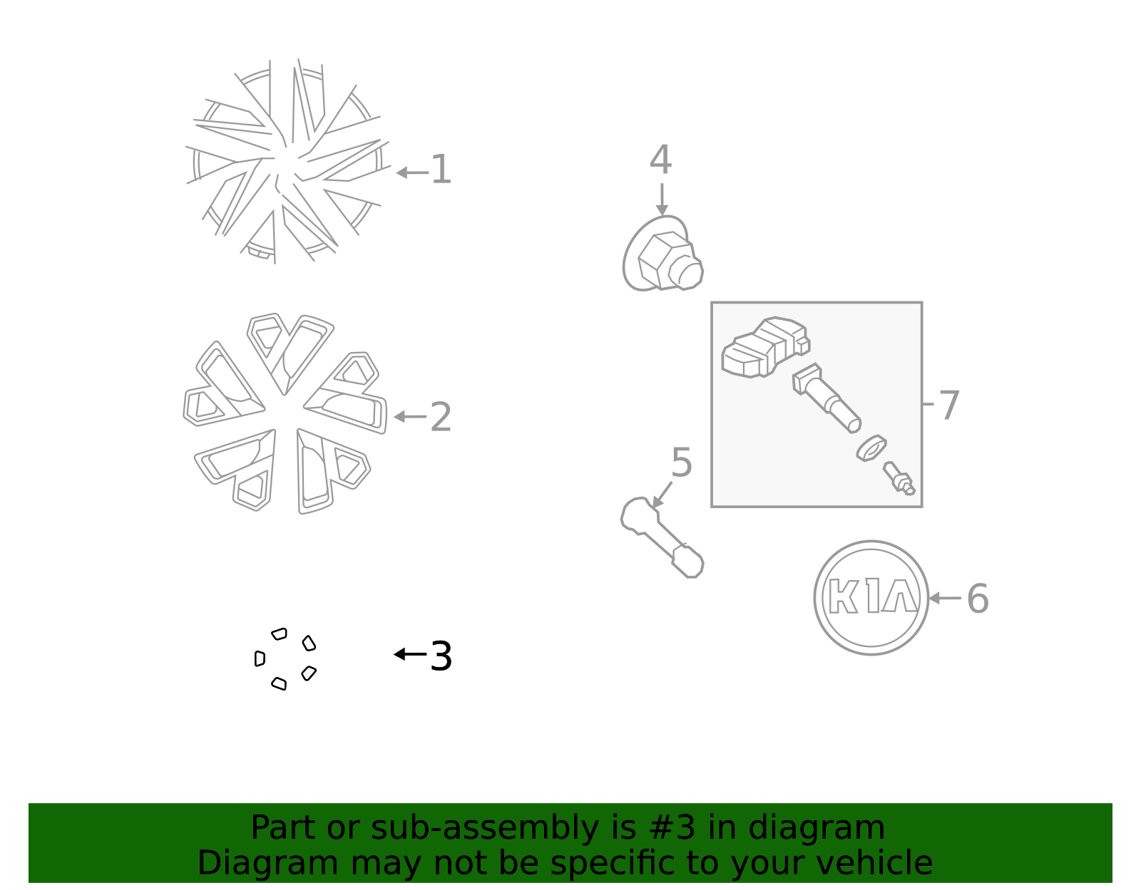 2021-2025 Kia Wheel, Spare 52919-R5100 | Retail Performance Auto Parts