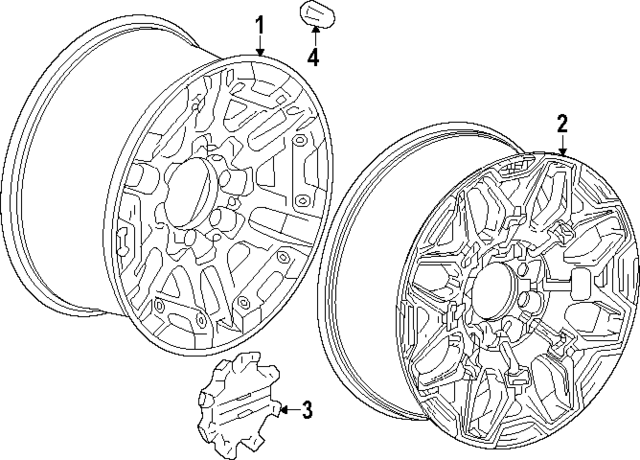2024 GMC Wheel, Alloy 84806044 | QuirkParts