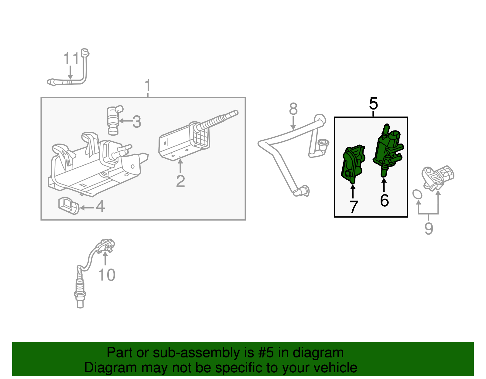 12638819 - 2010-2017 GM - Vapor Canister Purge Valve | My GM Part