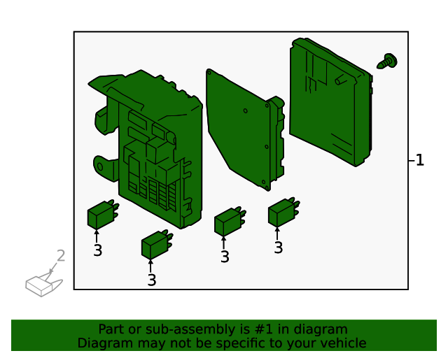 2019 Subaru Ascent Junction Block 82201XC20B | Subaru Parts Plus