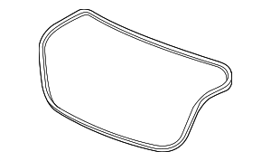 84136794 - Rear Compartment Lid Weatherstrip 2016-2025 Chevrolet Malibu ...