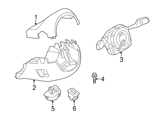 2012-2021 BMW Turn Signal Switch 61-31-9-354-048 | AutoNationParts.com