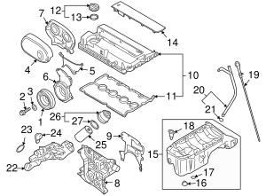 2009-2018 GM Engine Oil Pump Pickup Tube and Screen 55353334 ...