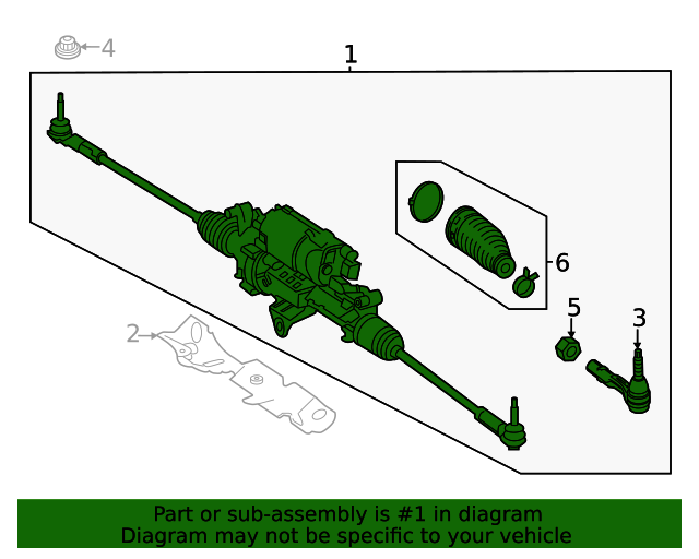 2021-2023 Mercedes-Benz Rack And Pinion Assembly 223-460-57-03 | MB ...