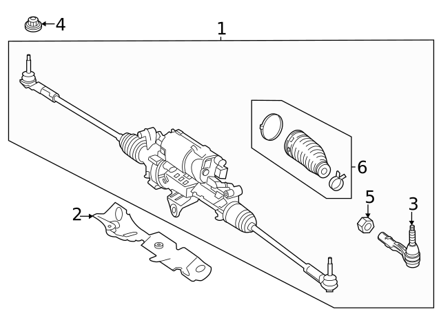 2021-2023 Mercedes-Benz Rack And Pinion Assembly 223-460-57-03 | MB ...