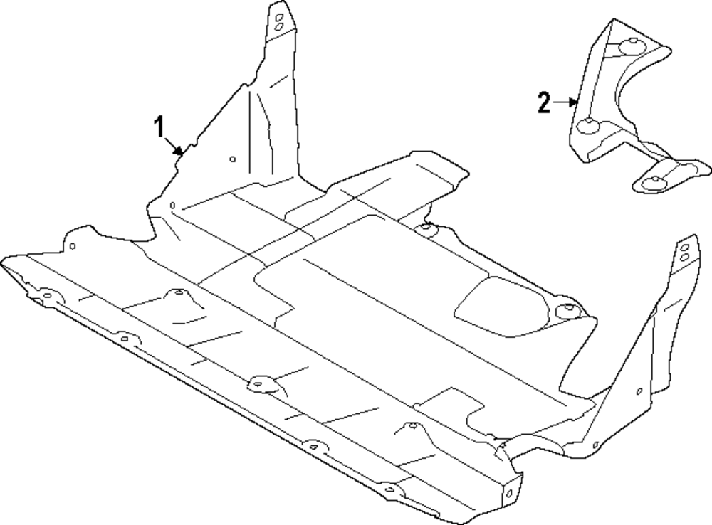 2024 Subaru Splash Pan 56410FN000 | Subaru Parts Store