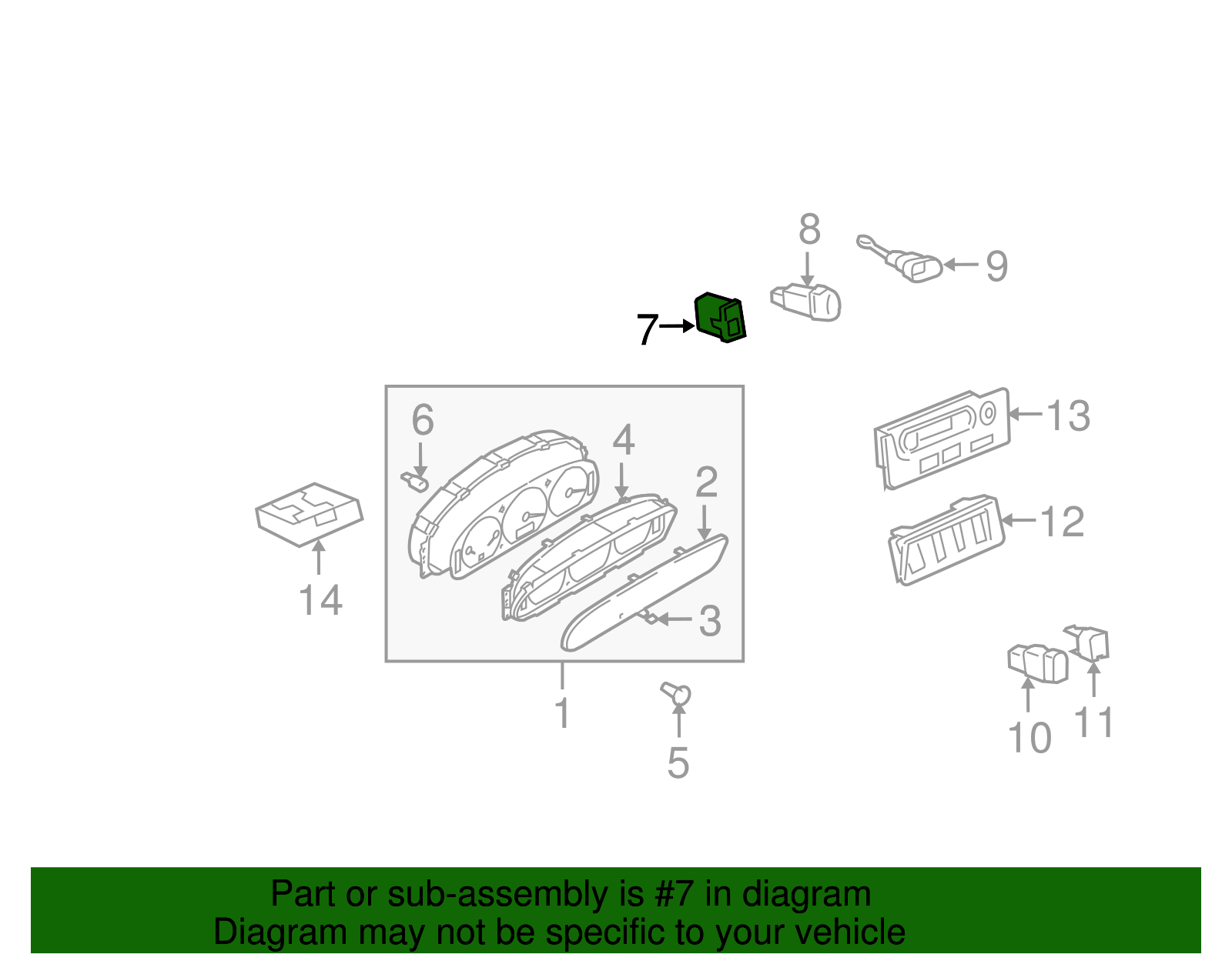 2003-2005 Hyundai XG350 Instrument Light Rheostat 94950-39055 | OEM ...