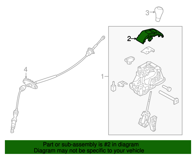 46750-3X100 - Automatic Transmission Shift Indicator 2011-2013 Hyundai ...