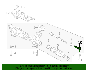 3QF-423-811-C - Outer Tie Rod 2018-2024 Volkswagen | AutoNationParts.com