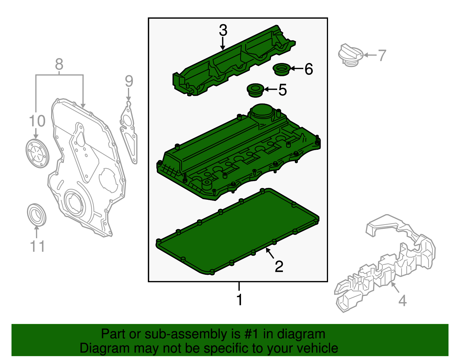 BK3Z-6582-A - Valve Cover 2015-2019 Ford | AutoNation Parts