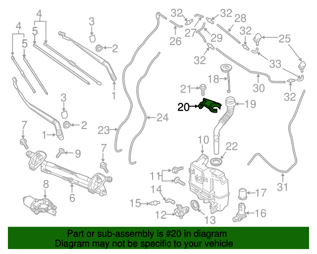 2013-2023 Mazda Filler Neck Bracket KD35-67-485 | RealMazdaParts.com