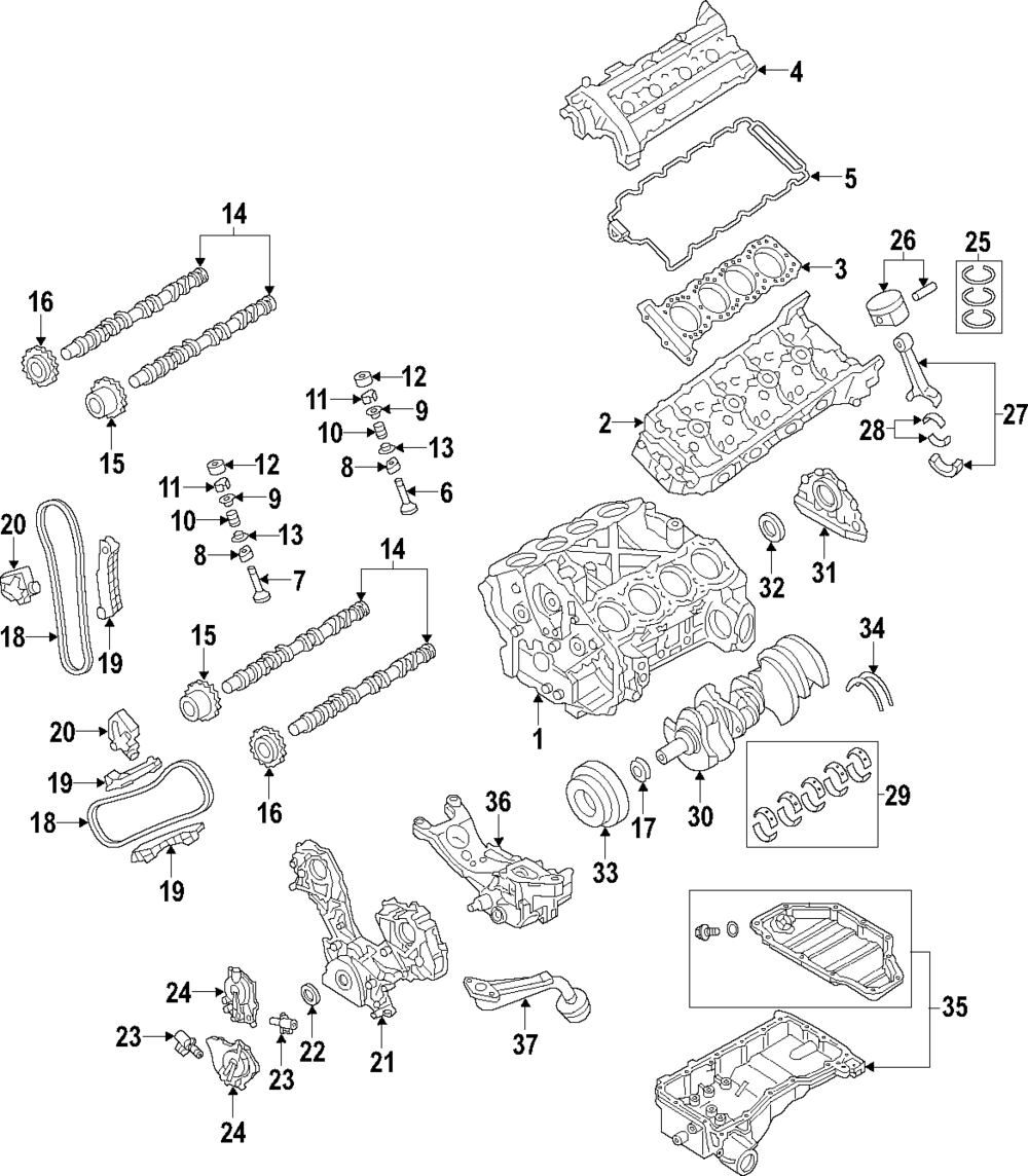 2012-2024 Nissan Bearing 12111-1MC1A | Ziegler Nissan of Orland Park